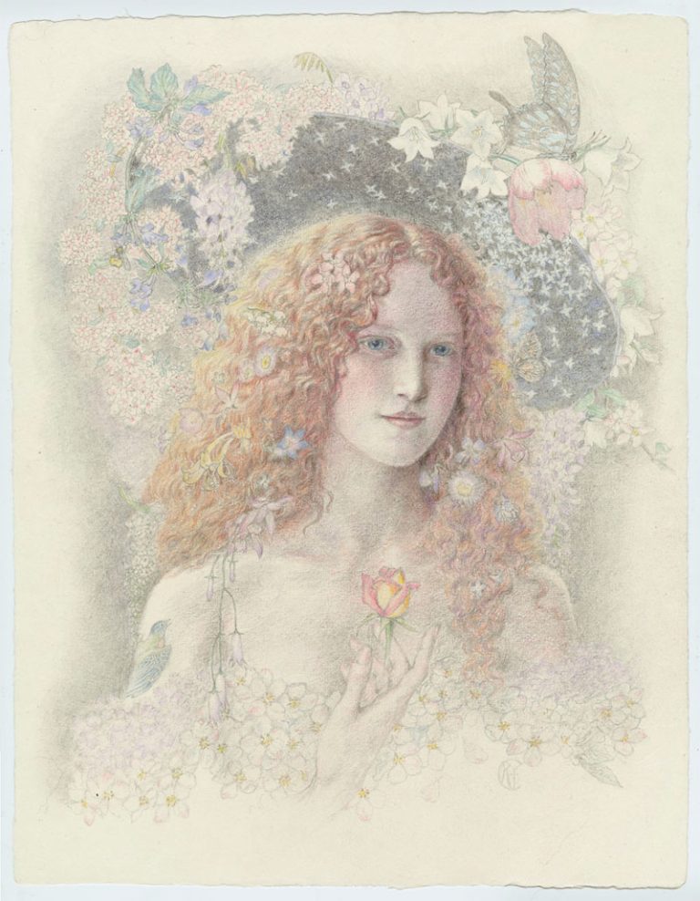 Kinuko Y. Craft Original Drawings - Borsini-Burr